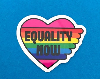 Trans Rights Vinyl Sticker Equality Sticker | Etsy