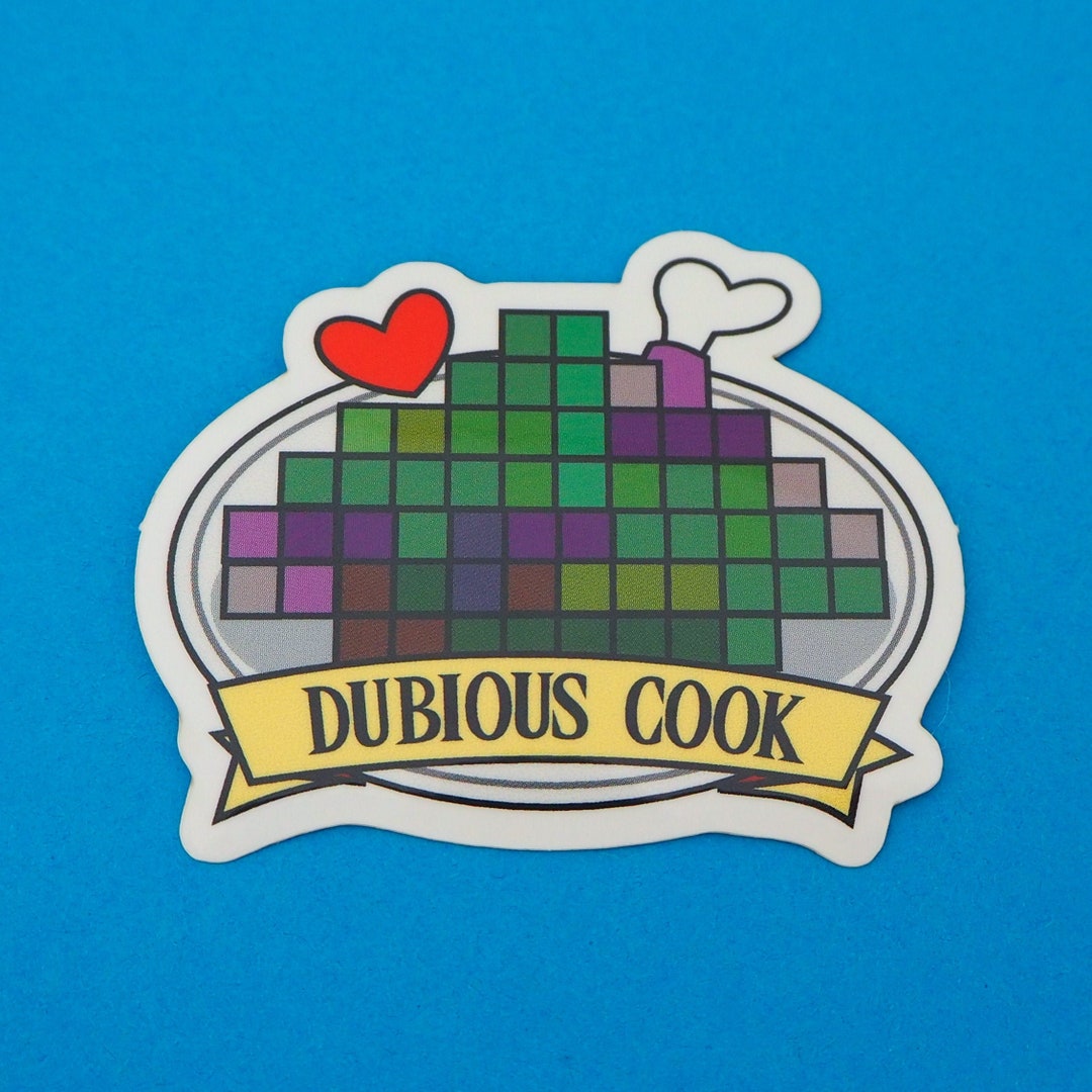 Dubious Cook Vinyl Sticker Zelda Sticker Breath of the Wild - Etsy