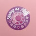 Strong as Fk Pink and Purple Vinyl Sticker - Etsy