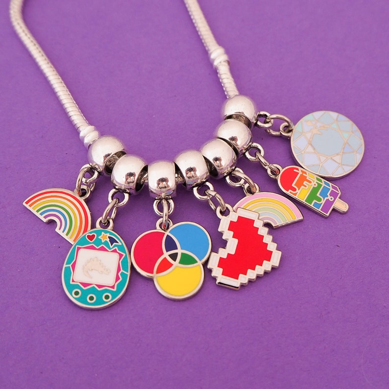 Bright Rainbow Charm - Etsy