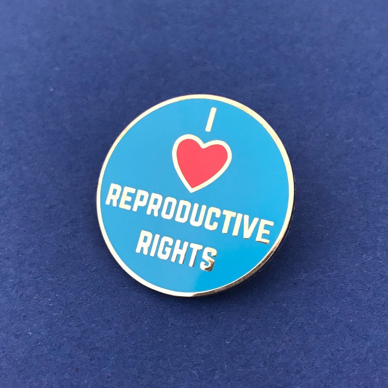 I Love Reproductive Rights Enamel Pin Human Rights Pin - Etsy