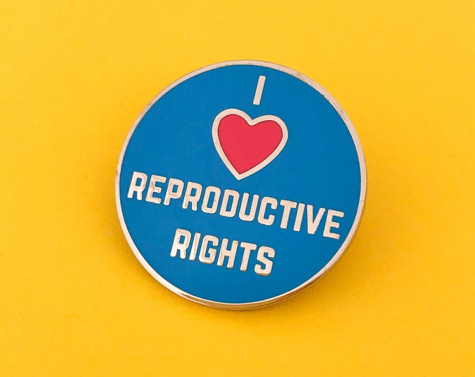 I Love Reproductive Rights Enamel Pin Human Rights Pin - Etsy