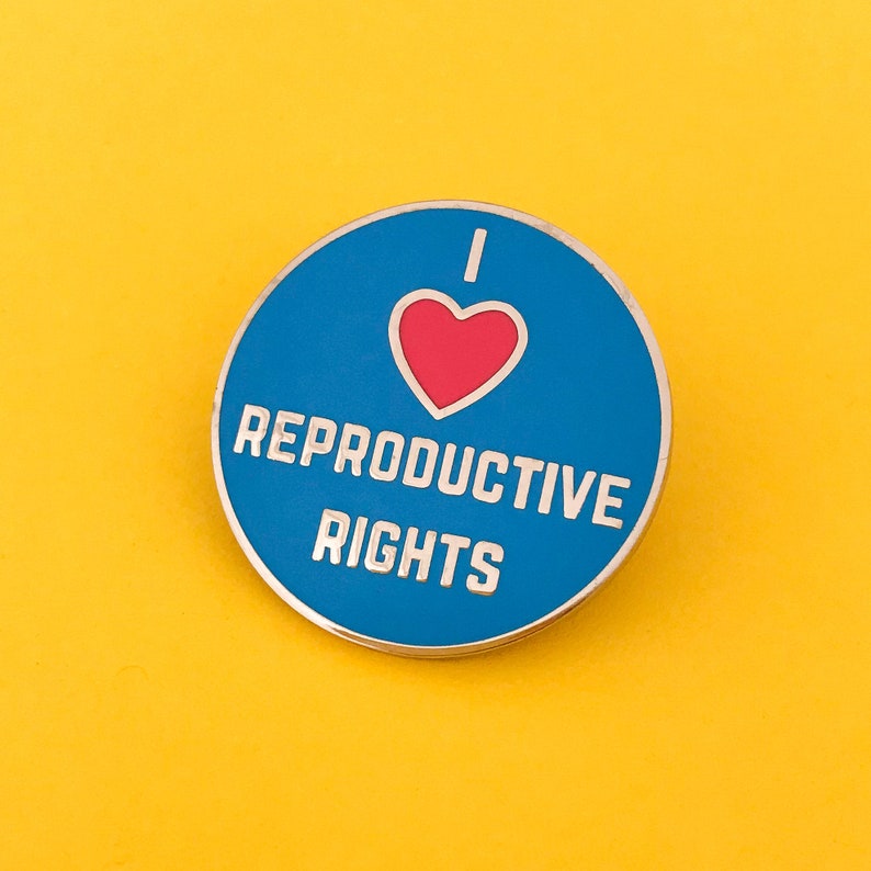 I Love Reproductive Rights Enamel Pin Human Rights Pin - Etsy