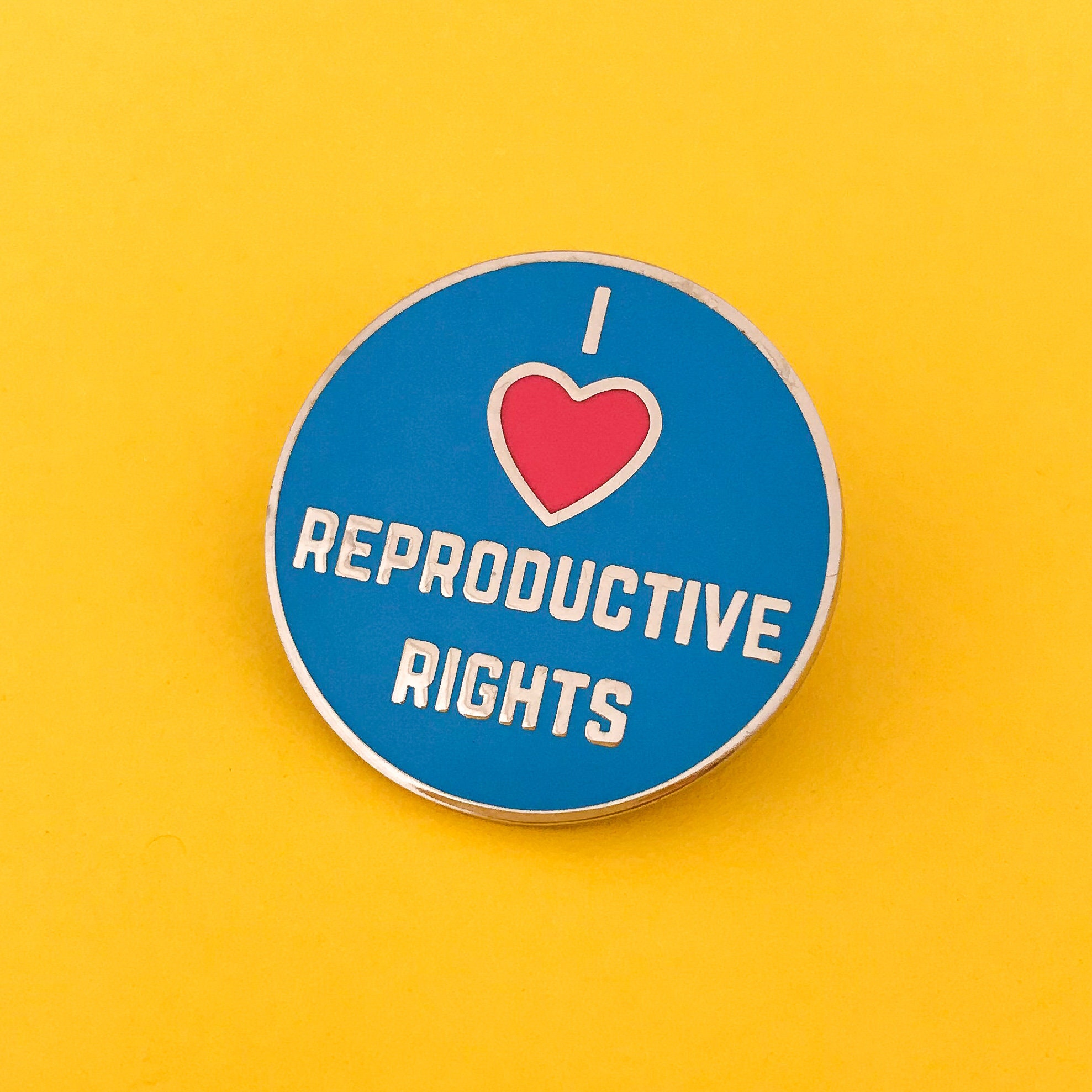 I Love Reproductive Rights Enamel Pin – Human Rights, Freedom of Choice ...