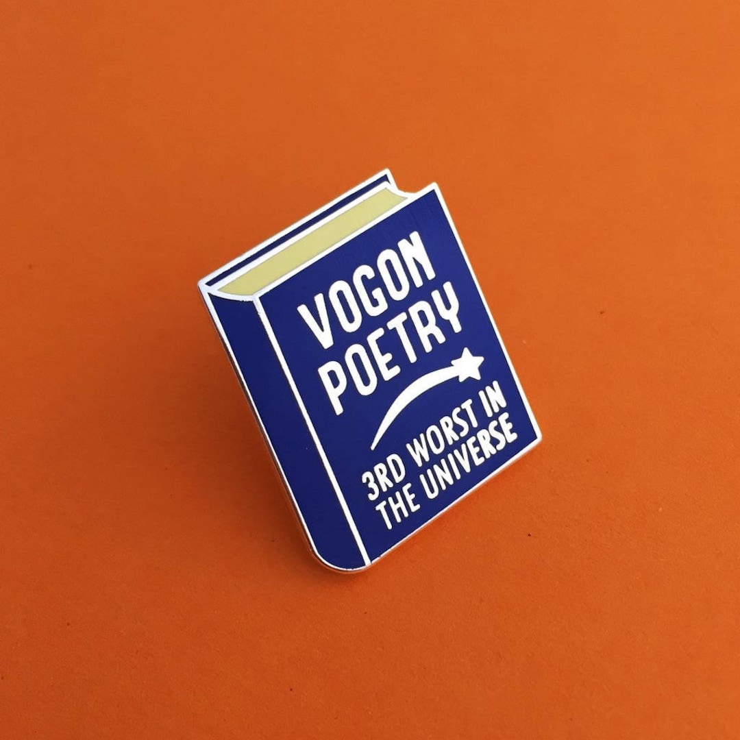 Vogon Poetry Enamel Pin Badge - Etsy
