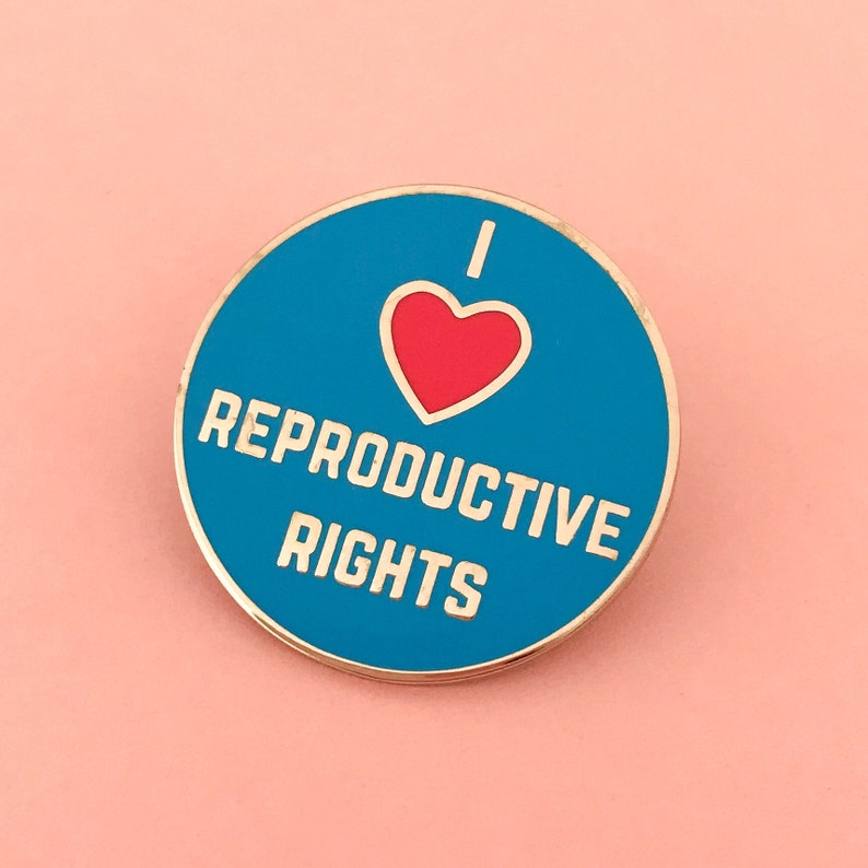 I Love Reproductive Rights Enamel Pin Human Rights Pin - Etsy