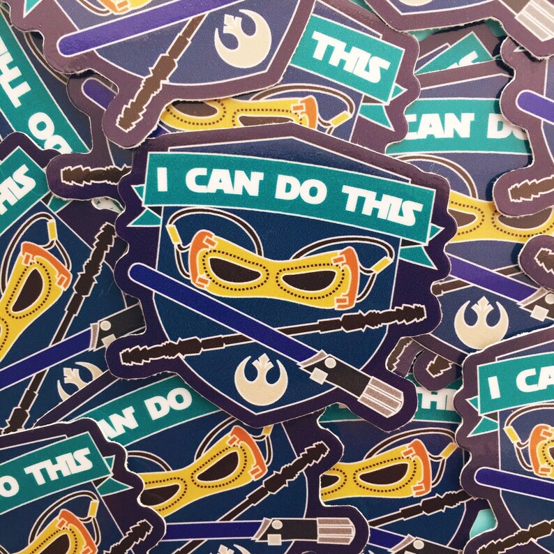 I Can Do This Rey Sticker Star Wars Sticker the Force - Etsy