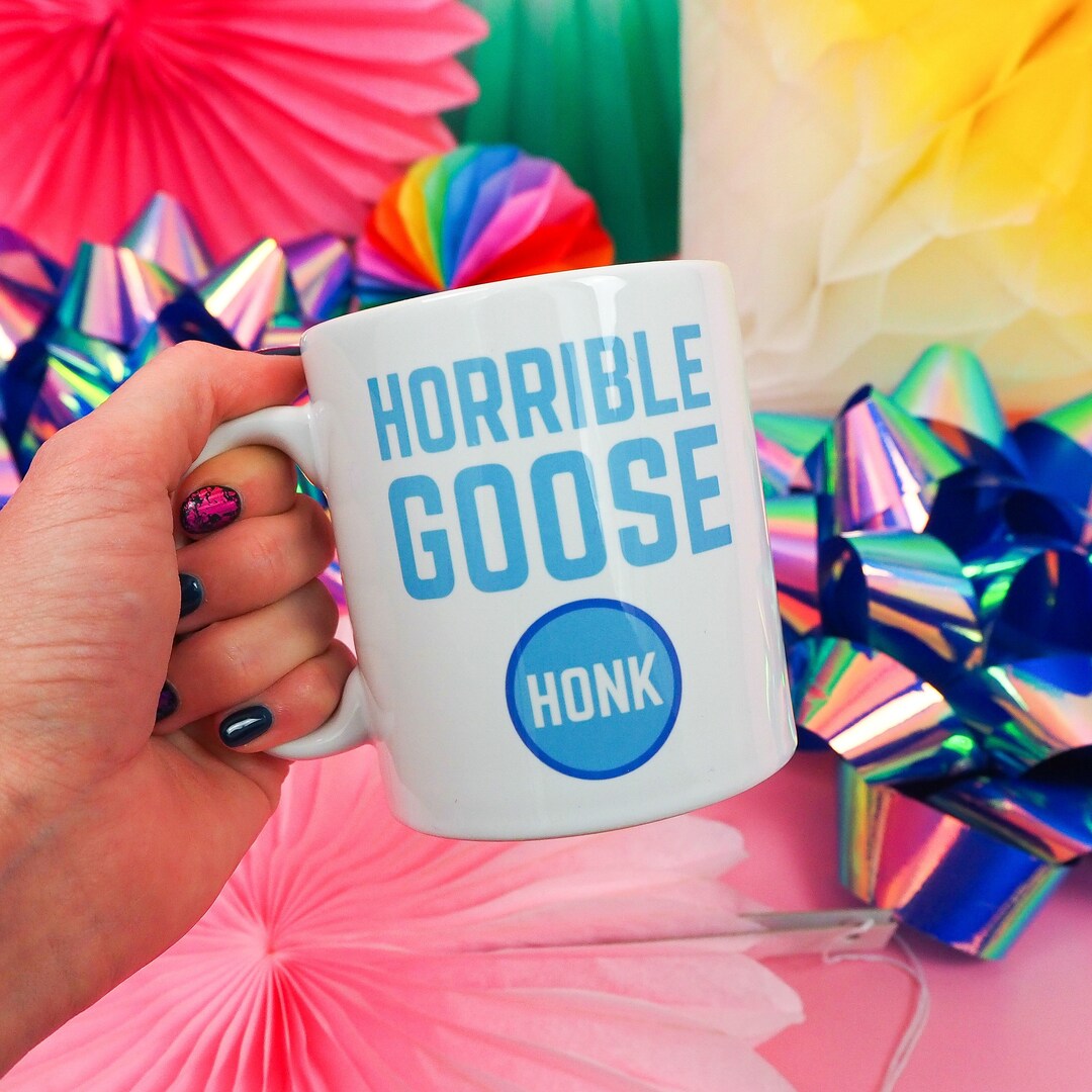 Horrible Goose Mug - Goose Mug - Gaming Mug - Ceramic Mug - Etsy