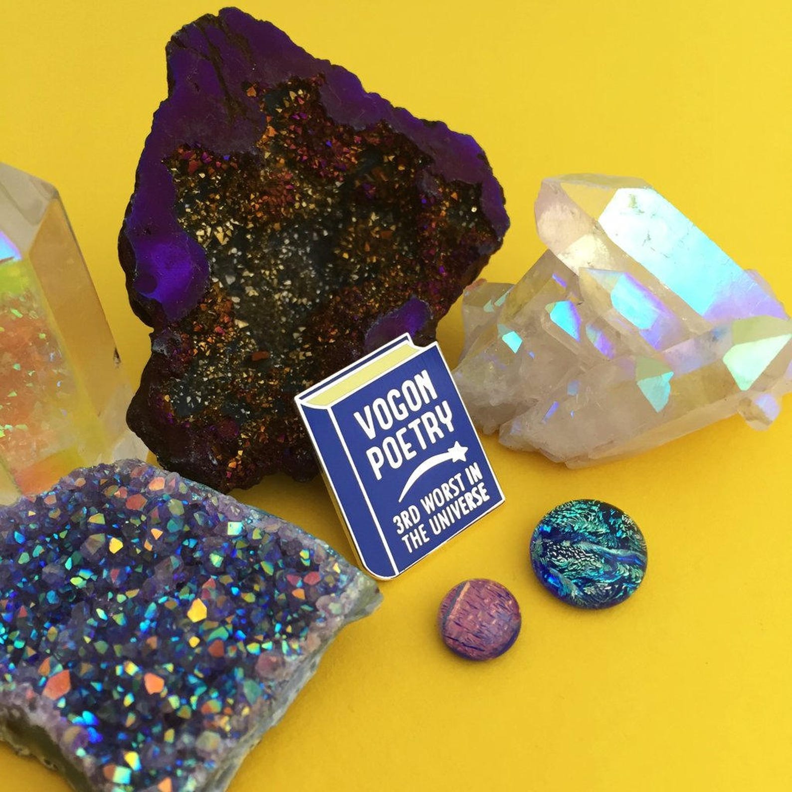 Vogon Poetry Enamel Pin Badge Hitchhikers Guide to the - Etsy