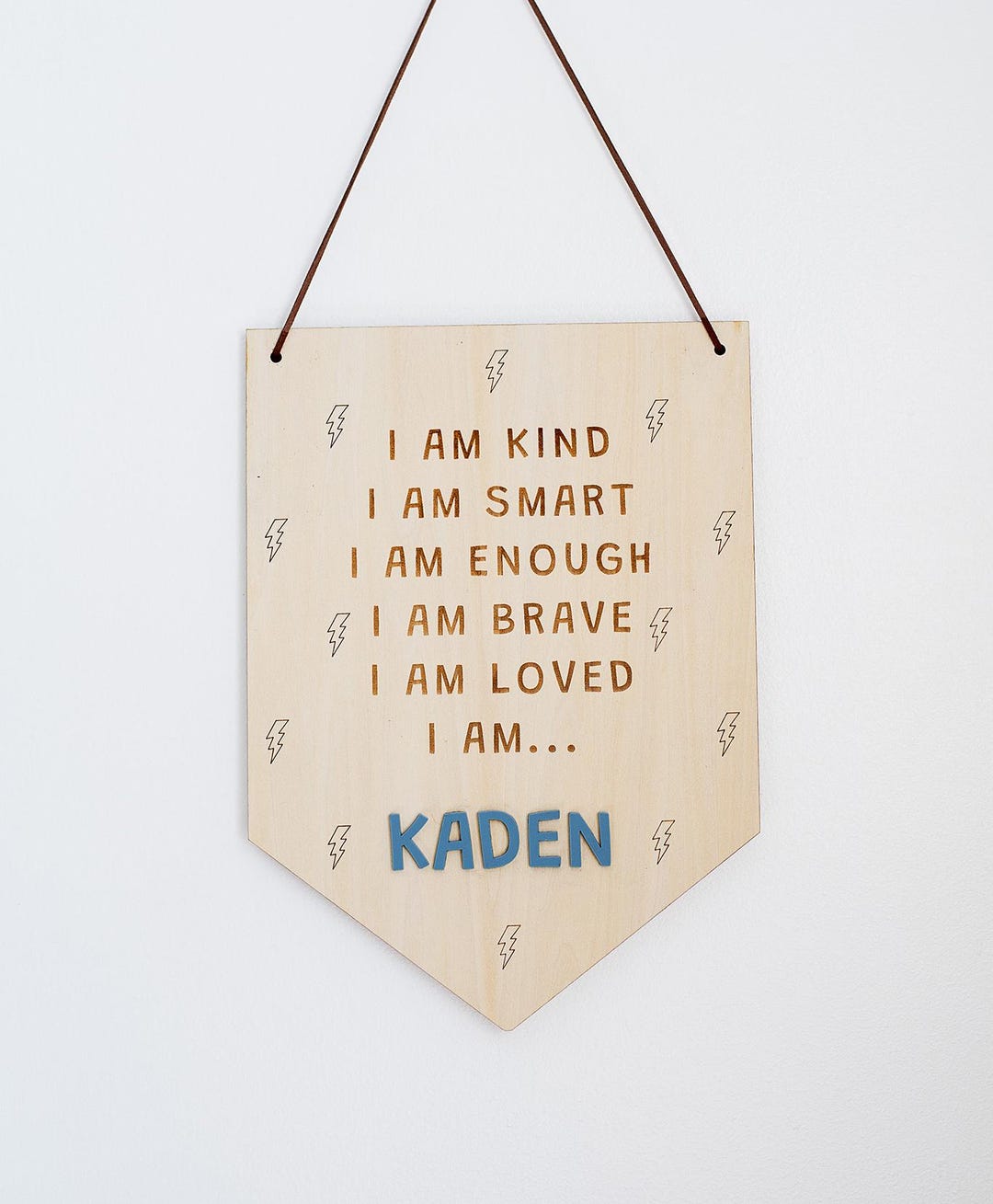 Kids Positive Affirmation Sign for Kids Boys Room - Etsy