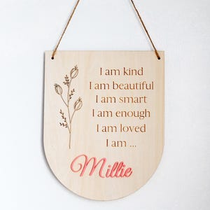 Kids Positive Affirmation Sign for Kids Room - Etsy