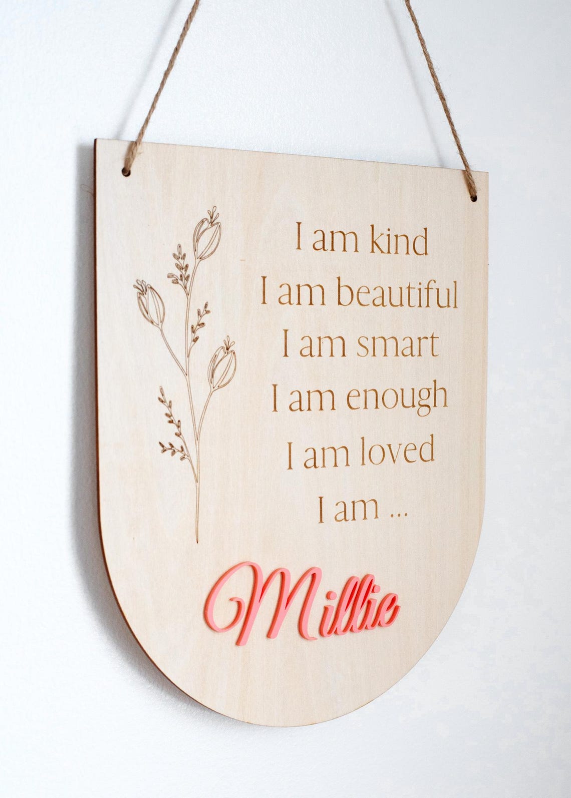 Kids Positive Affirmation Sign for Kids Room - Etsy