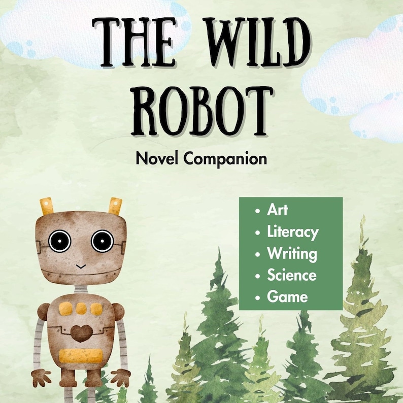 The Wild Robot Book Companion Mini Unit - Etsy