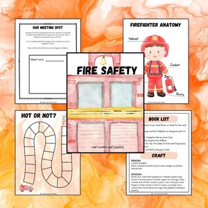 Fire Safety Unit and Activities - Etsy