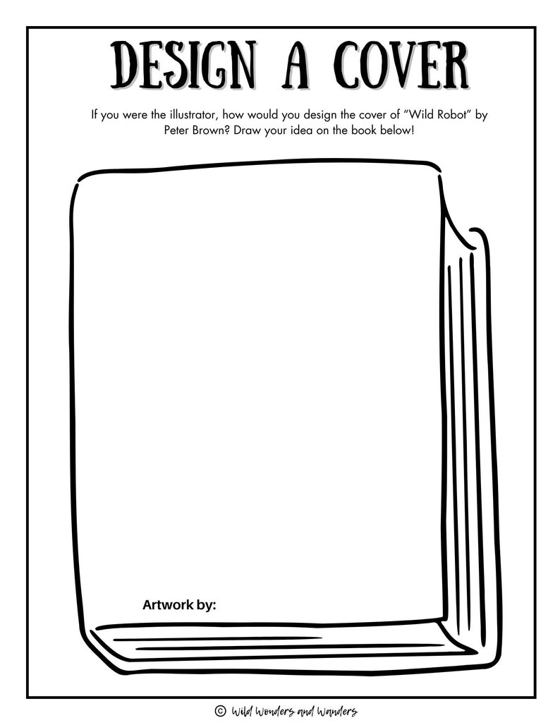 The Wild Robot Book Companion Mini Unit - Etsy