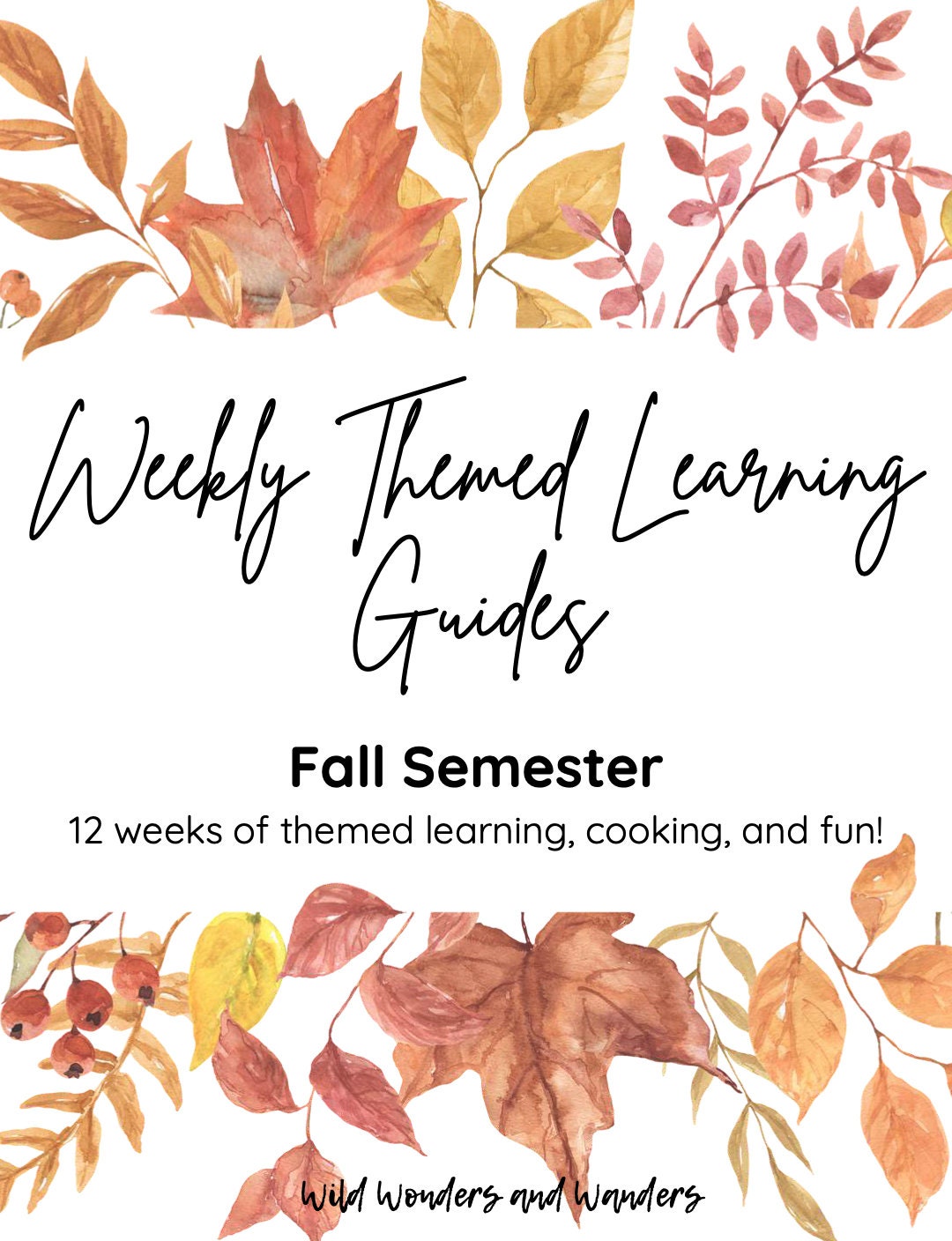 Weekly Themed Learning Activity Guides - Etsy