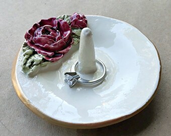 Ceramic Ring Holder - Etsy
