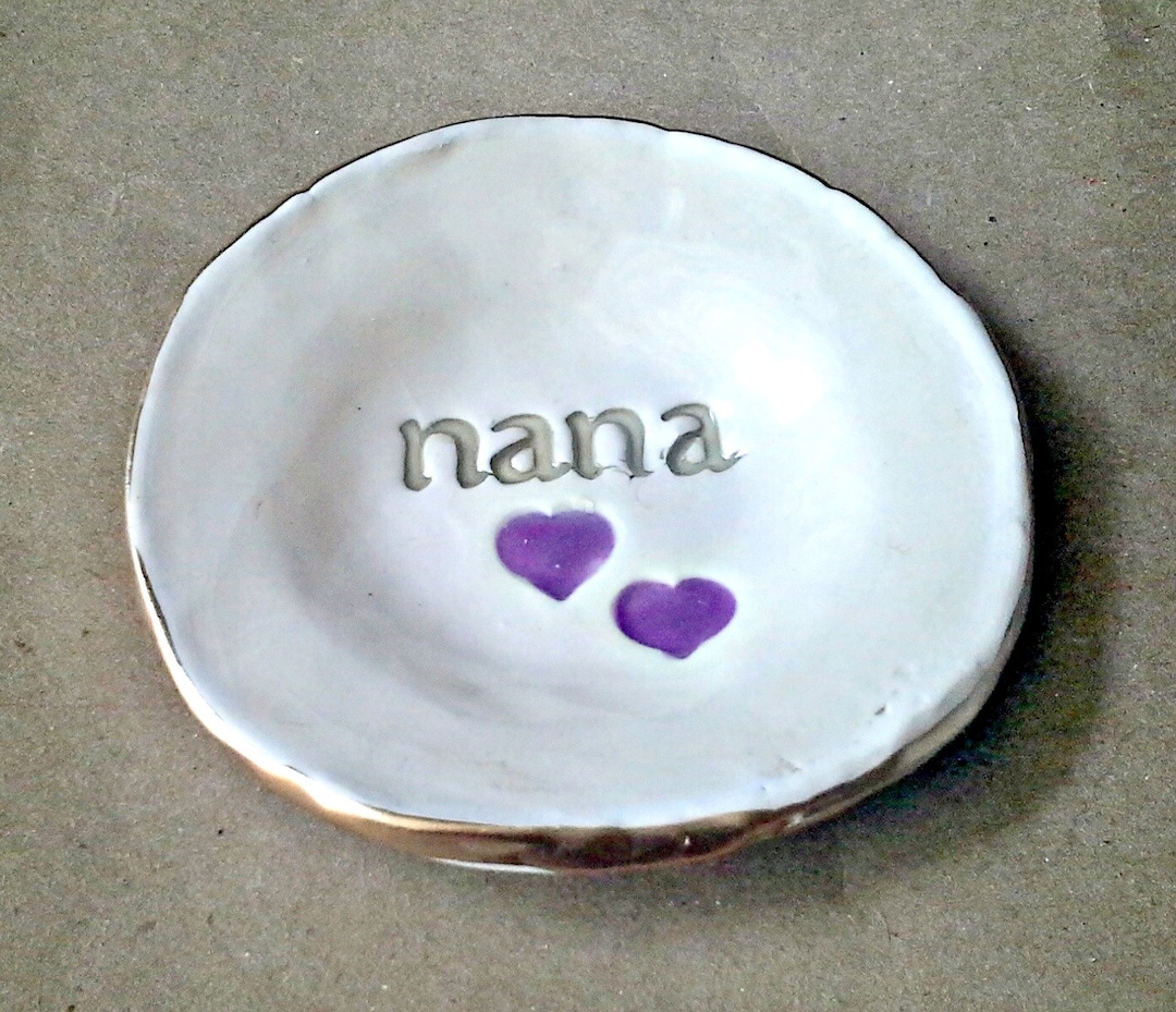 Christmasceramic NANA Trinket Bowl Edged in Gold Mothers Day Wholesale ...