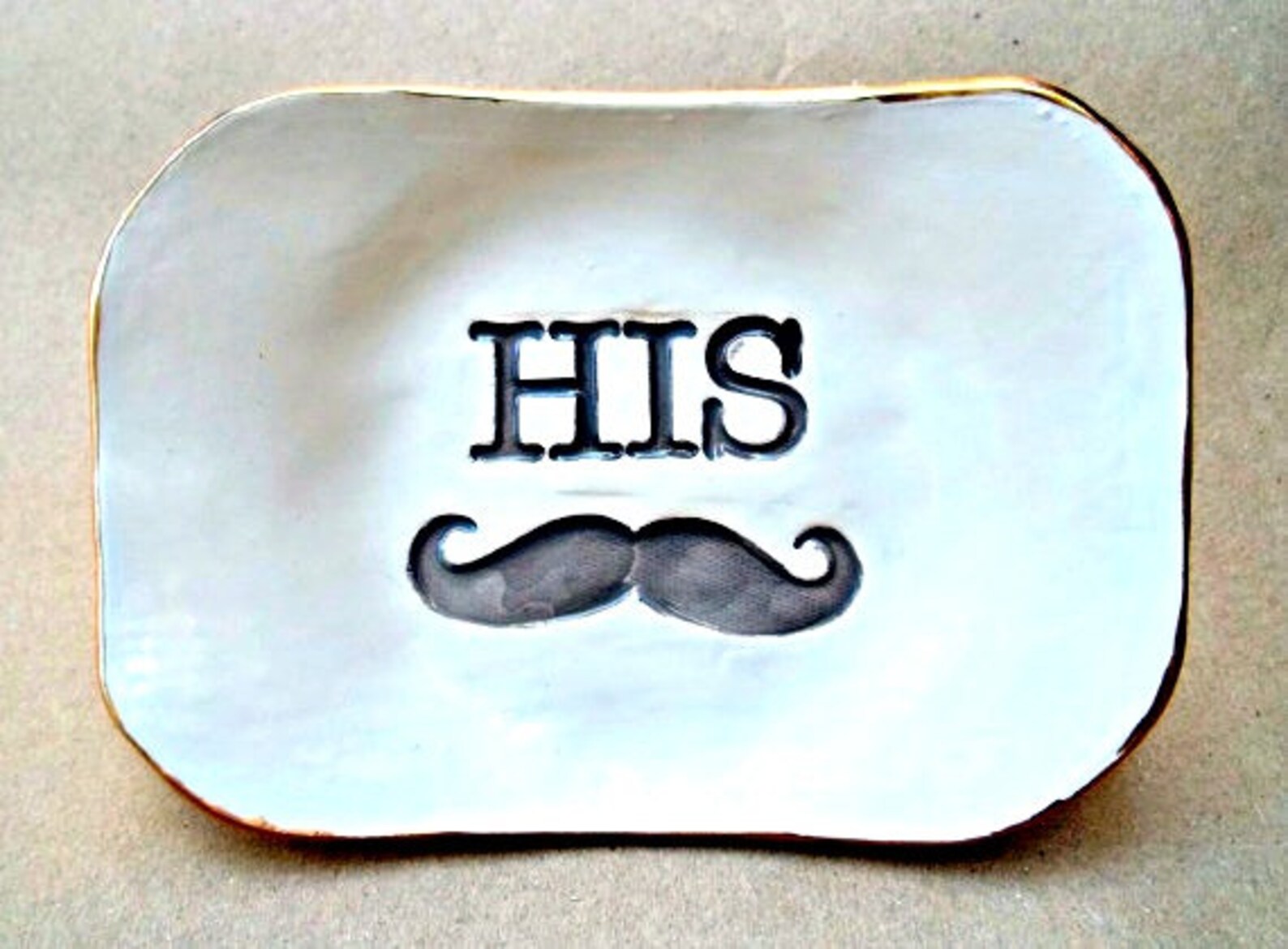 Ceramic Key and Coin Catcher Trinket Dish Gift for Him Change - Etsy