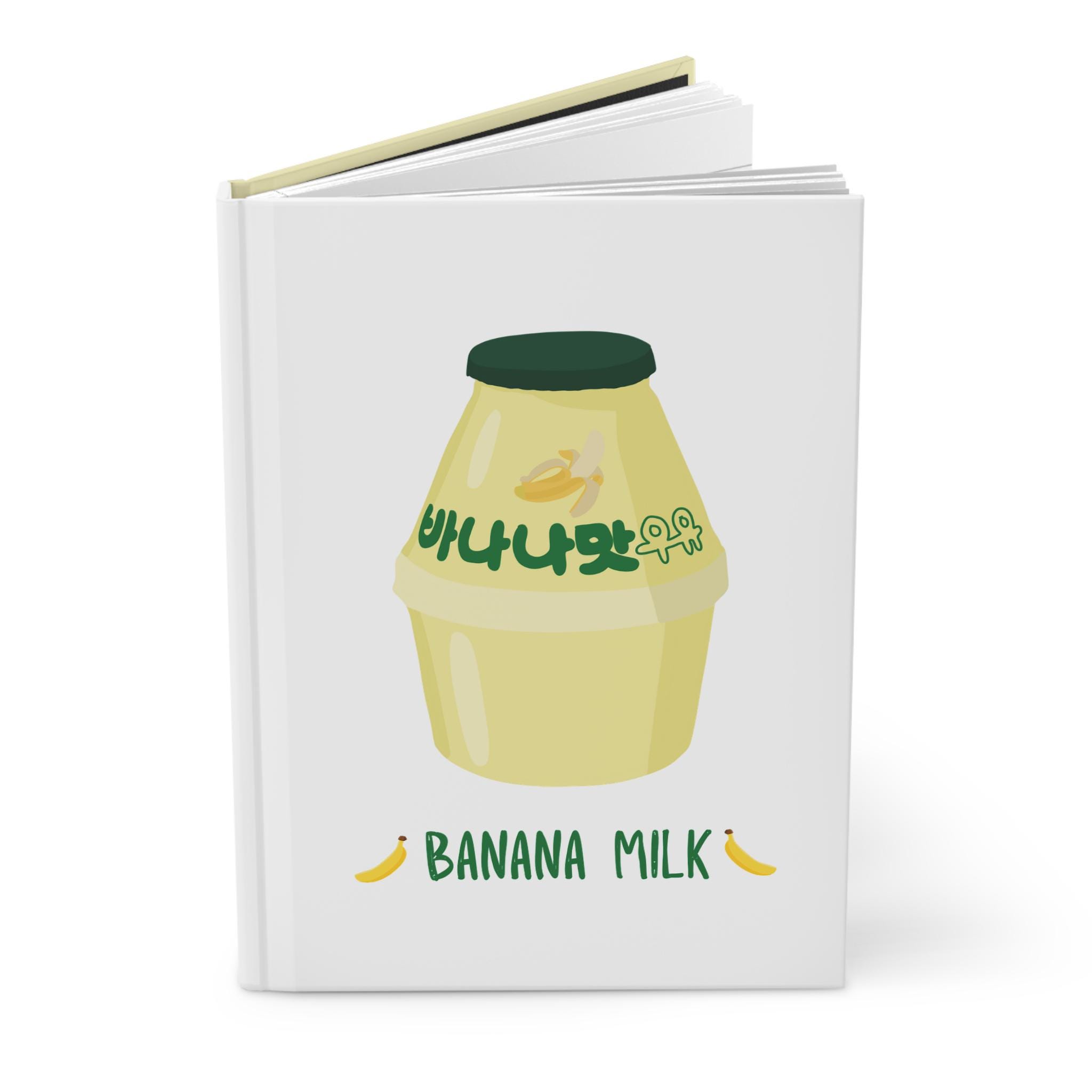Korean Banana Milk Drink Appreciation Hardcover Journal Matte - Etsy