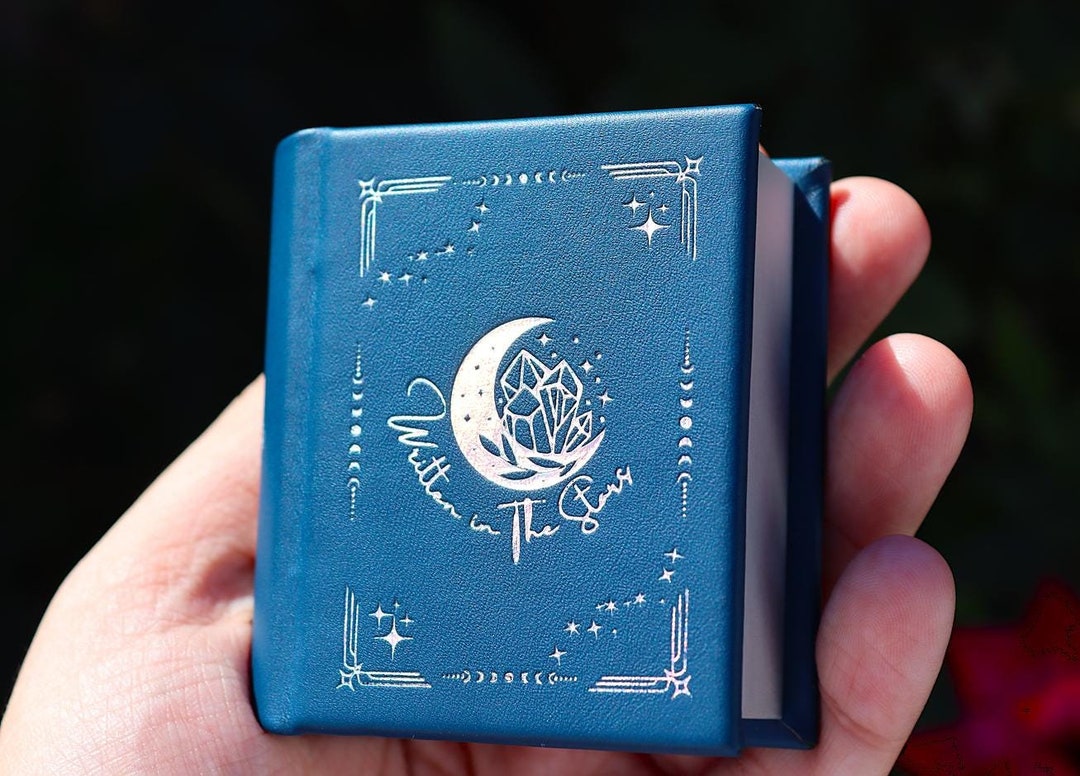 Celestial Book Ring Box, Book Shaped Jewelry Box, Engagement Ring Box ...