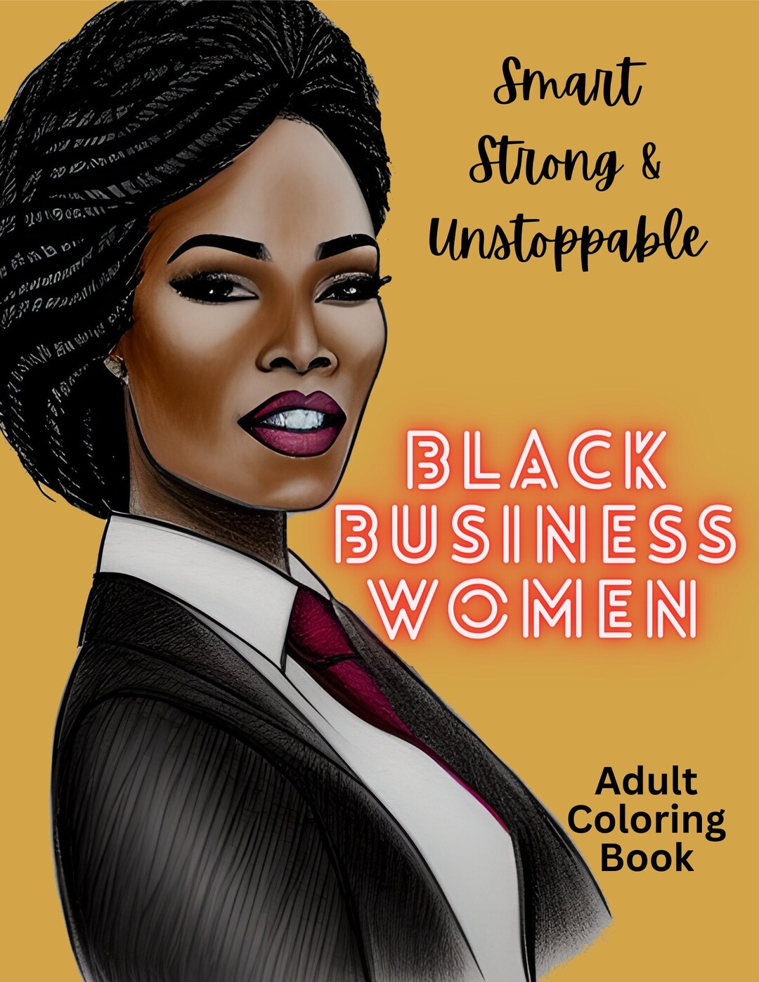 Business Women Grayscale Coloring Book Grayscale Black Business Women ...