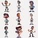 Quirky People Art INSTANT DOWNLOAD Whimsical Figures & Eccentric ...