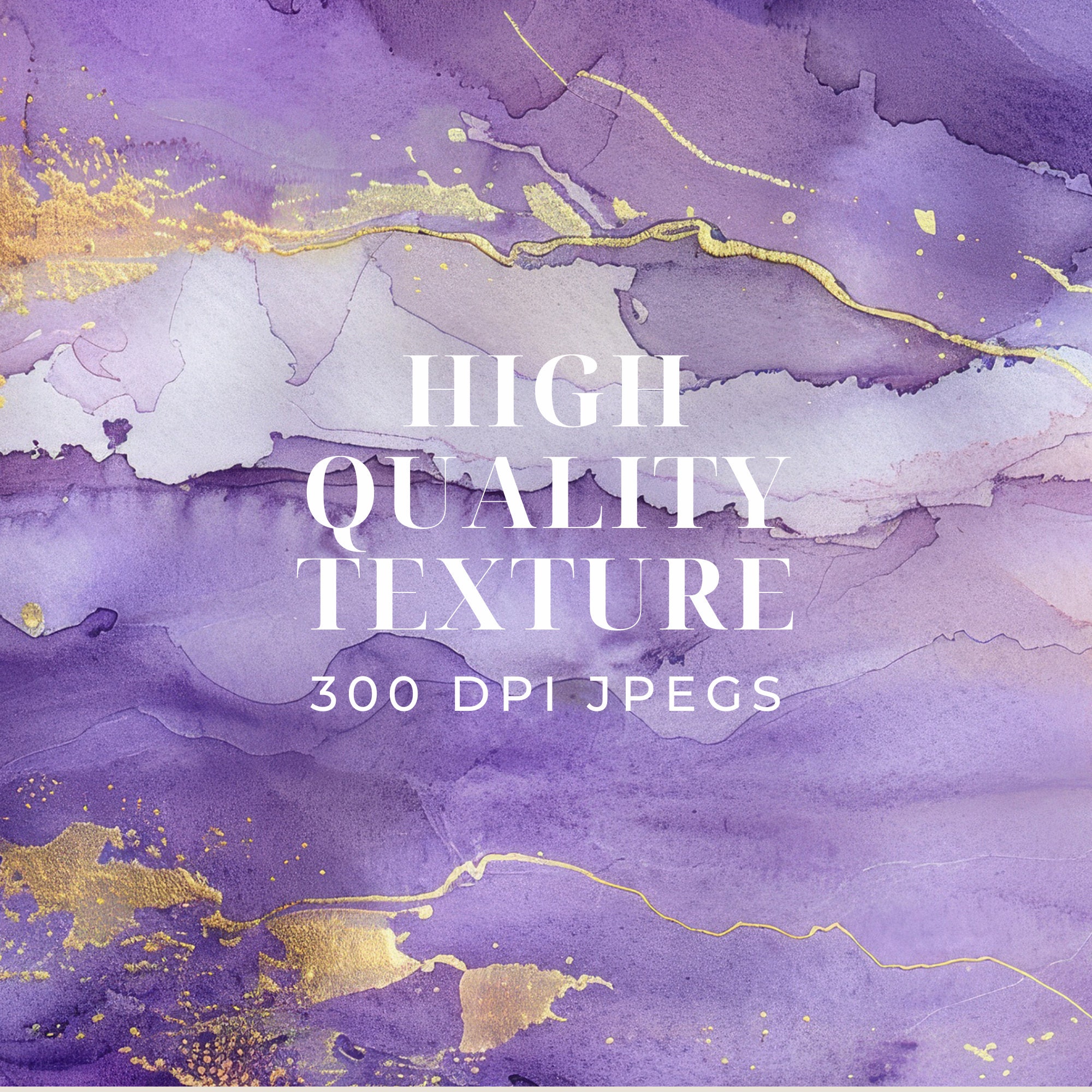 Purple and Gold Luxe Texture Pack INSTANT DOWNLOAD Chic Backgrounds for ...
