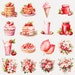 Cute Strawberry Baby Girl Clipart INSTANT DOWLOAD Watercolor ...