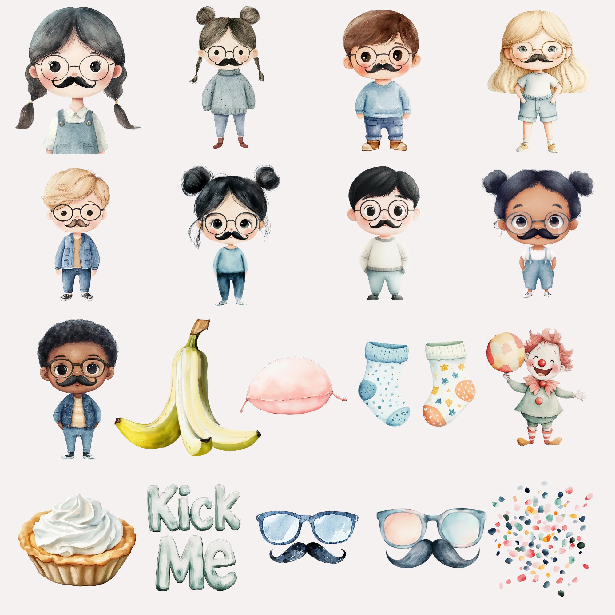 April Fools Clipart, Instant Download, Funny Prank Graphics, Whipped ...