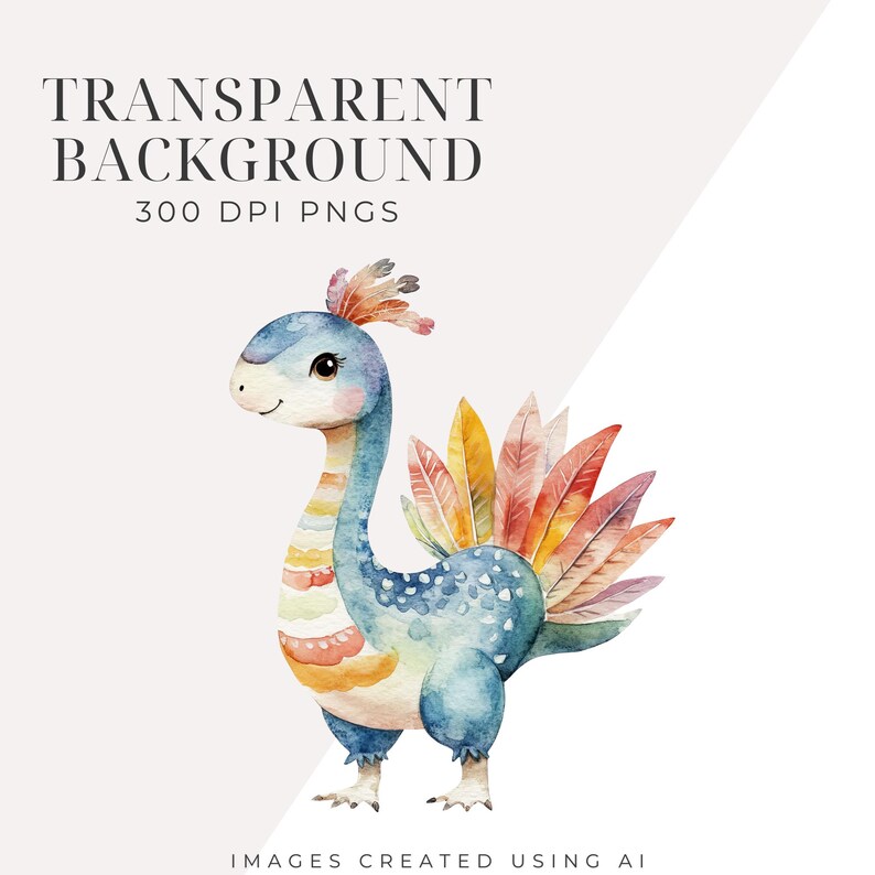 Watercolor Turkey Dinosaurs Clipart, Cute Thanksgiving Dino Art ...