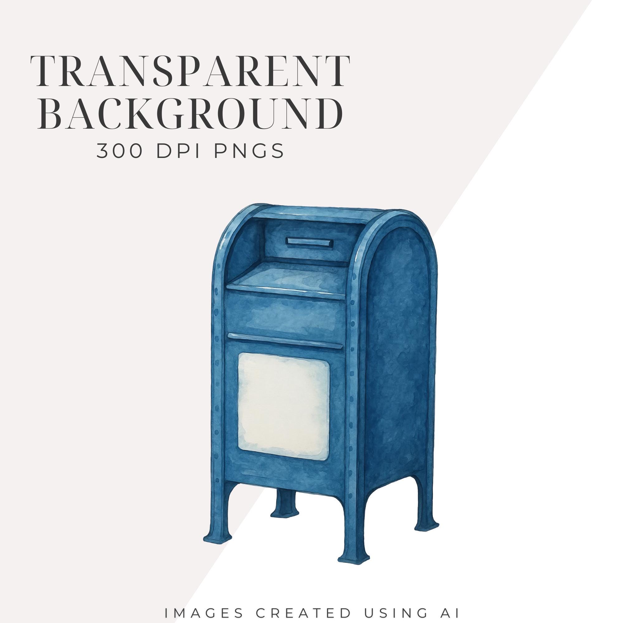 Watercolor Post Office Clipart, Instant Download, Cute Mail Carrier ...