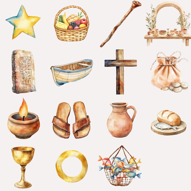 Twelve Apostles Clipart, Instant Download, Christian Bible Story ...