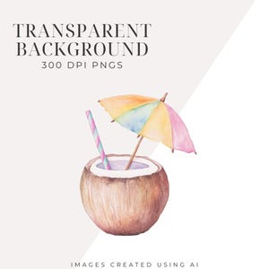 Watercolor Aloha Festival Clipart, INSTANT DOWNLOAD, Hawaiian Tropical ...