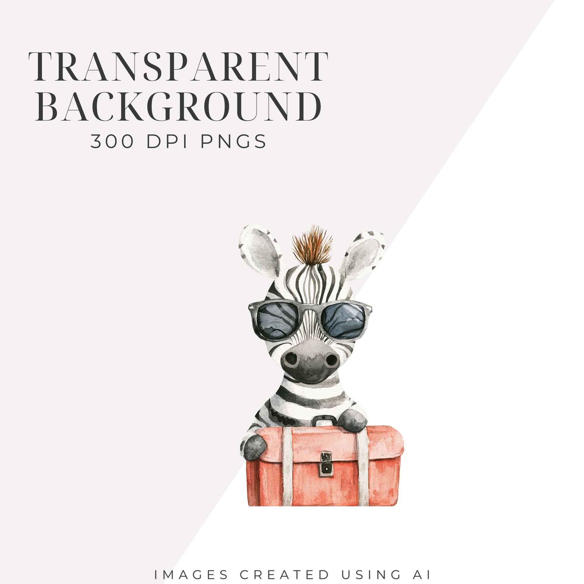 Jungle Travelers Clipart, Instant Download, Safari Adventure Animal PNG ...