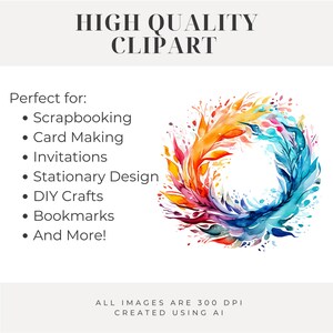 Vibrant Watercolor Splashes & Paint Splatter Clipart - Logo Texture ...