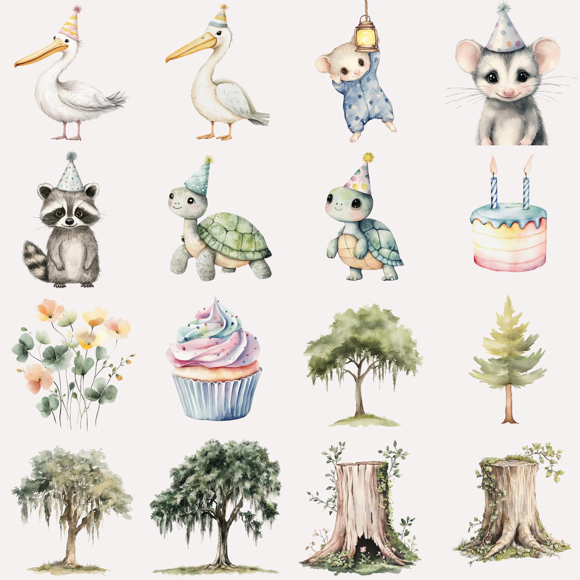 On the Bayou Party Clipart, INSTANT DOWNLOAD, Two Da Bayou Birthday PNG ...