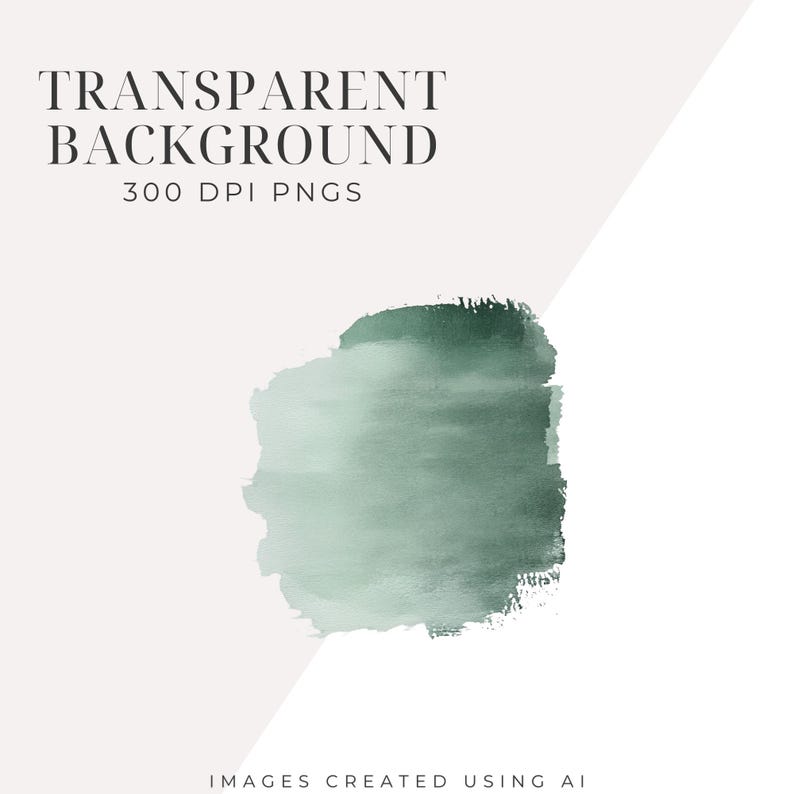 Pastel Watercolor Swatch Clipart, Instant Download, Abstract Brush ...