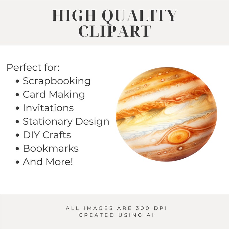 Realistic Solar System INSTANT DOWNLOAD Outer Space Graphics and ...
