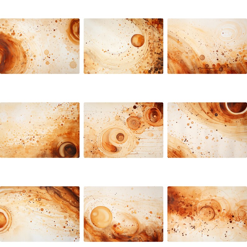 Coffee Stains Texture Bundle: Roast Stains Textures, Café Chic ...