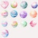 Watercolor Bath Bomb Clipart INSTANT DOWNLOAD Spa-themed Pastel Images ...
