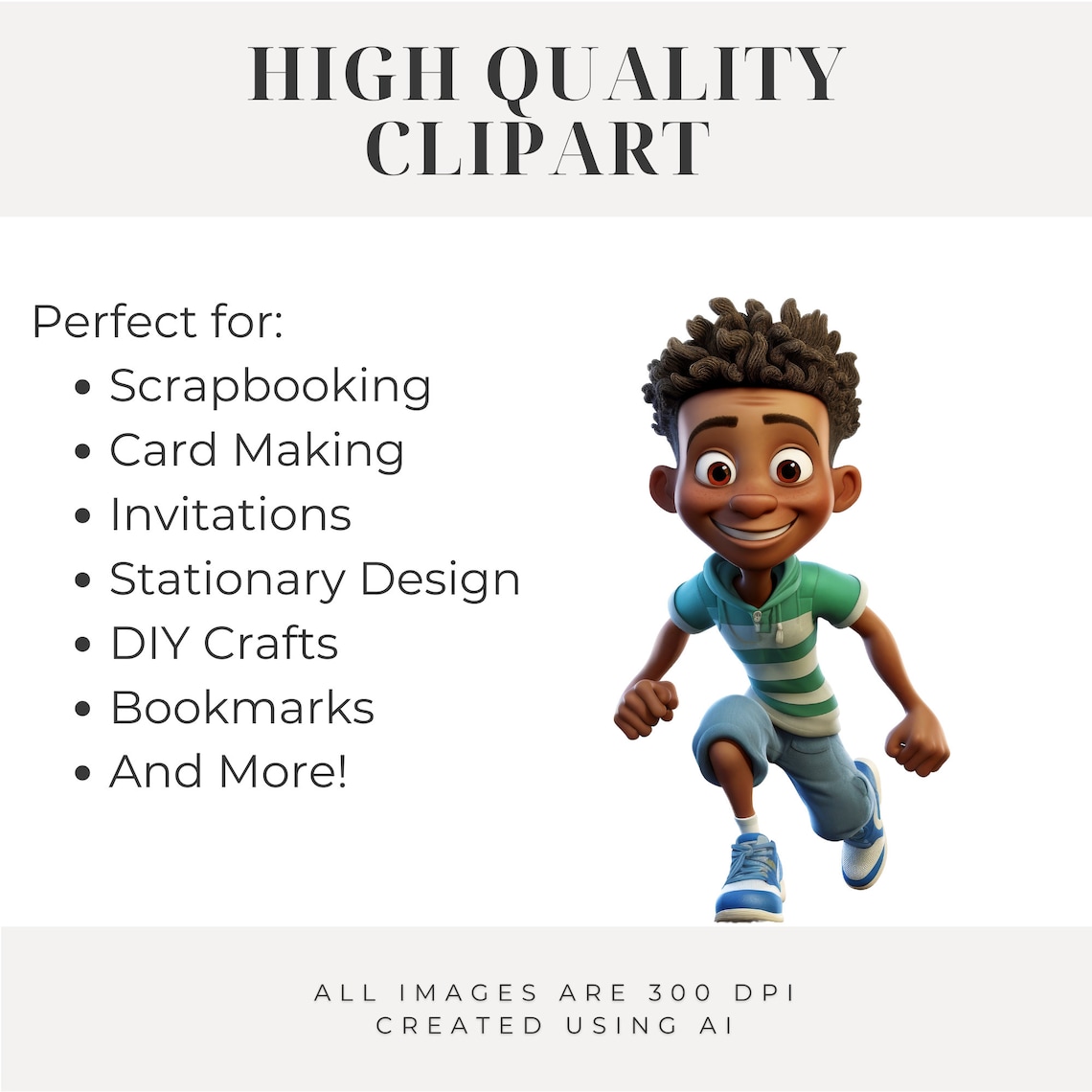 Quirky Kids Clipart INSTANT DOWNLOAD Whimsical Figures & Eccentric ...