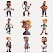 Quirky People Art INSTANT DOWNLOAD Whimsical Figures & Eccentric ...