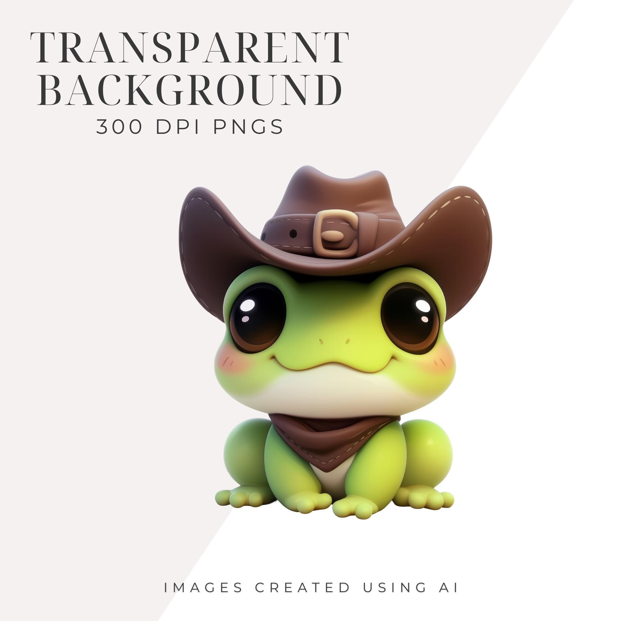 Cute Frog Clipart INSTANT DOWNLOAD 12 Chibi Kawaii Frogs Wearing Hats ...