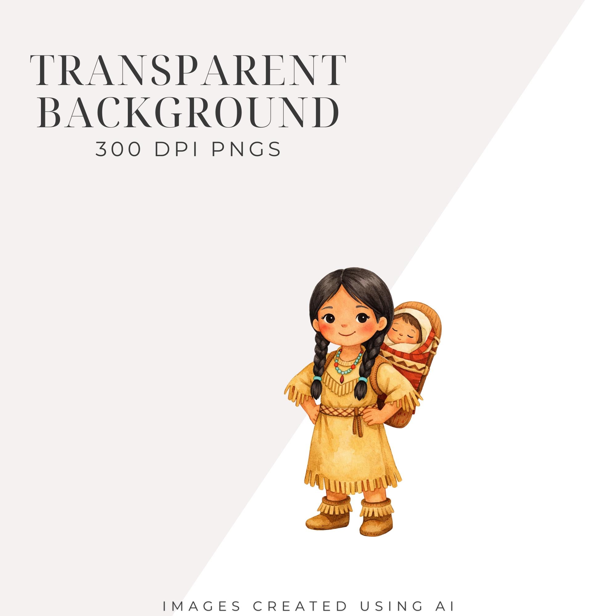 Sacagawea Clipart, Native American Historical Figure, Lewis & Clark ...