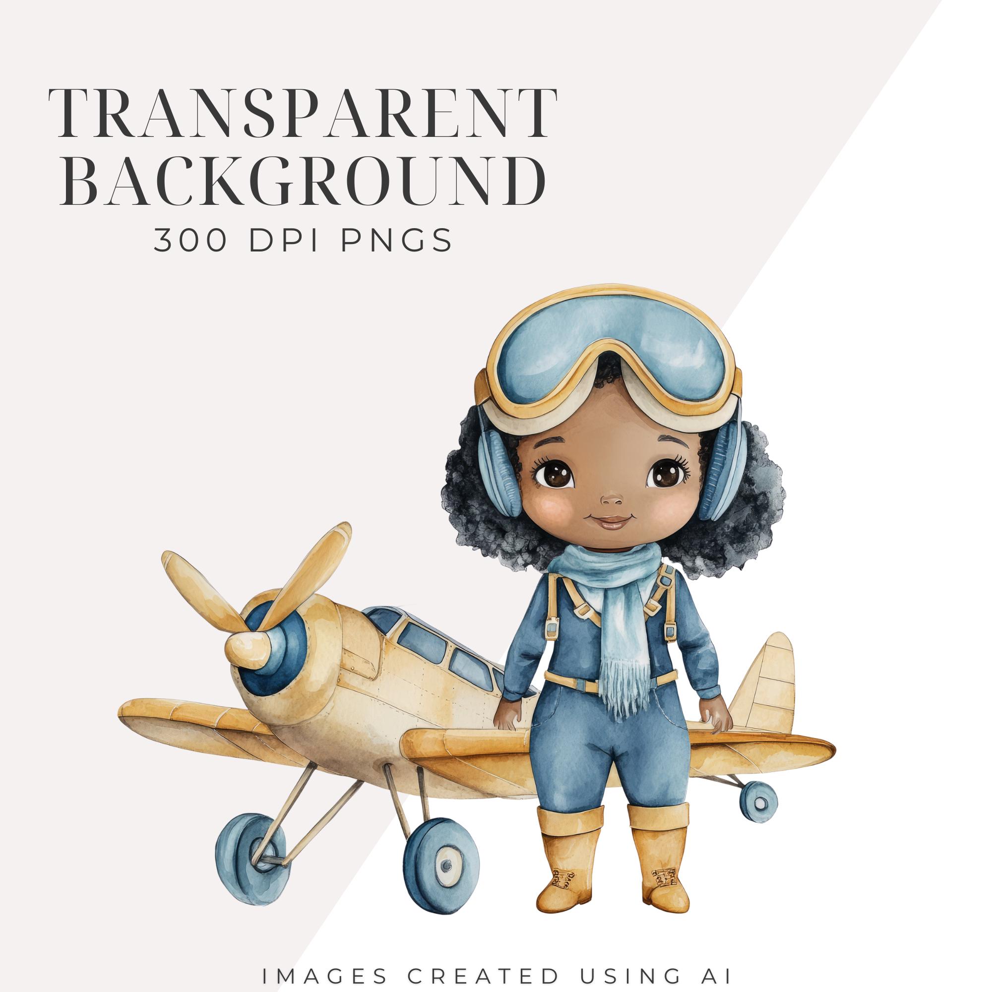 Watercolor Airplane Adventure Clipart INSTANT DOWNLOAD Travel Digital ...