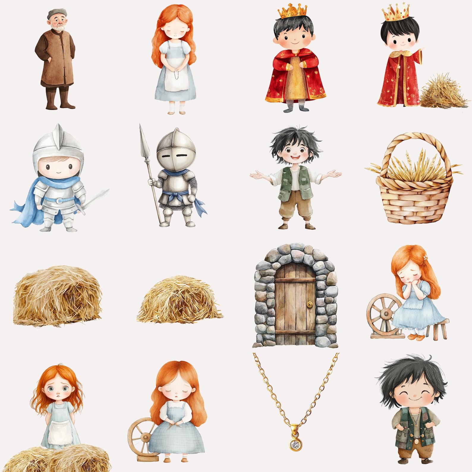 Rumpelstiltskin Clipart, Instant Download, Fairytale Images ...