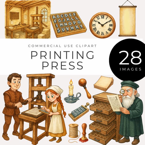 Antique Printing Press - Etsy