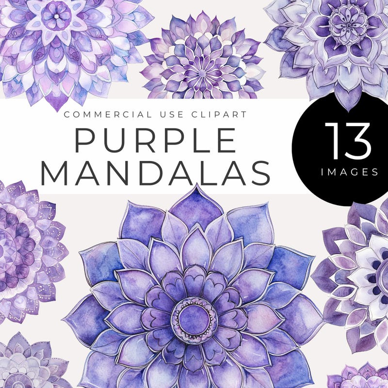 Purple Mandala - Etsy