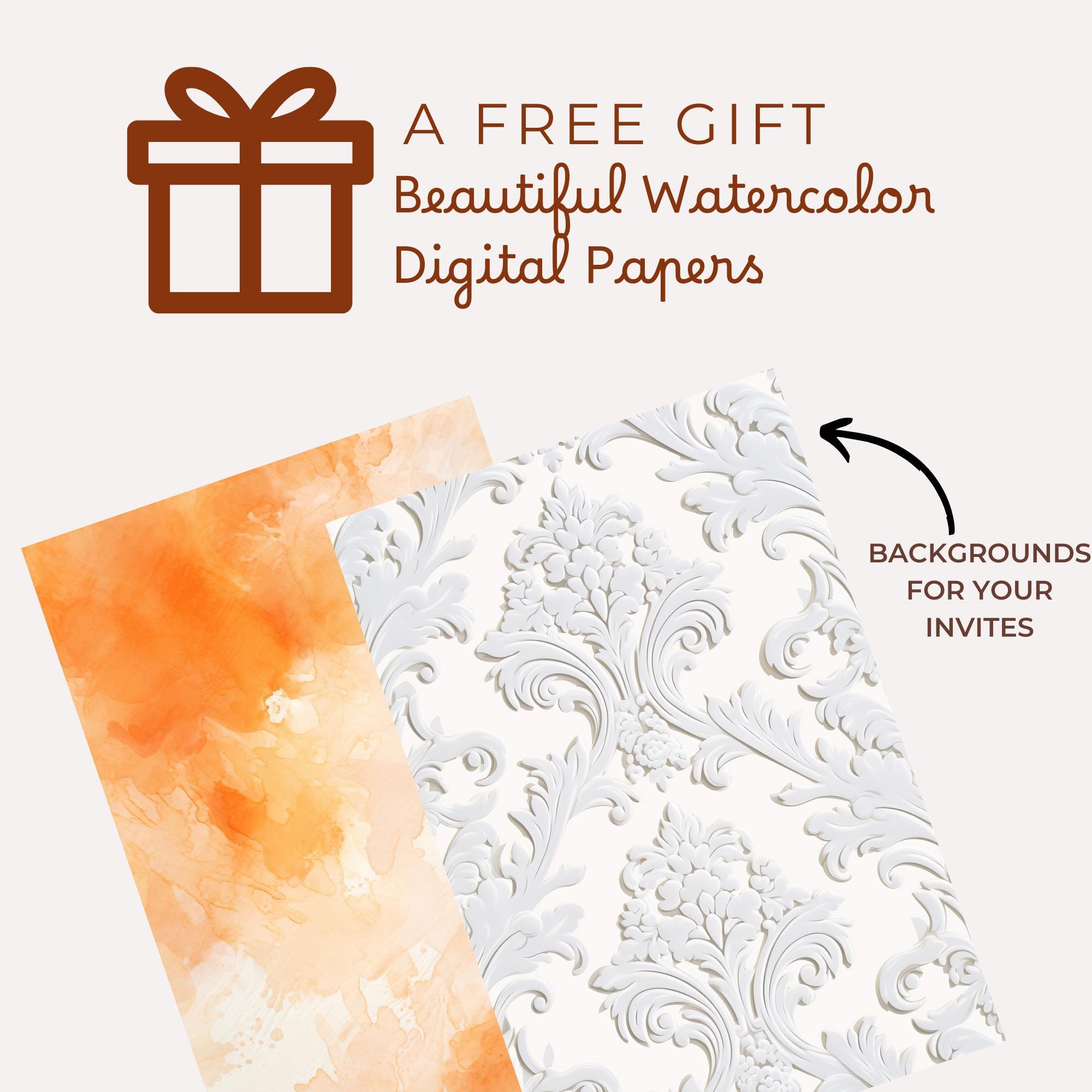 Toile Pumpkin Clipart INSTANT DOWNLOAD White & Orange Graphics, Fall ...